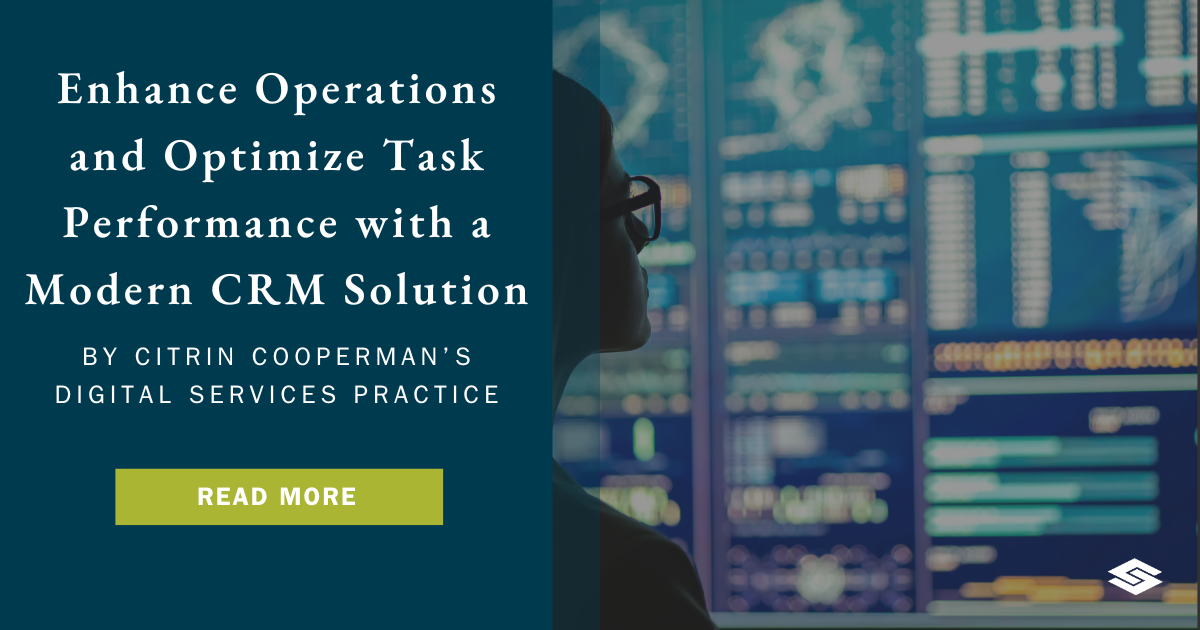 Enhance Operations and Optimize Task Performance with a Modern CRM Solution