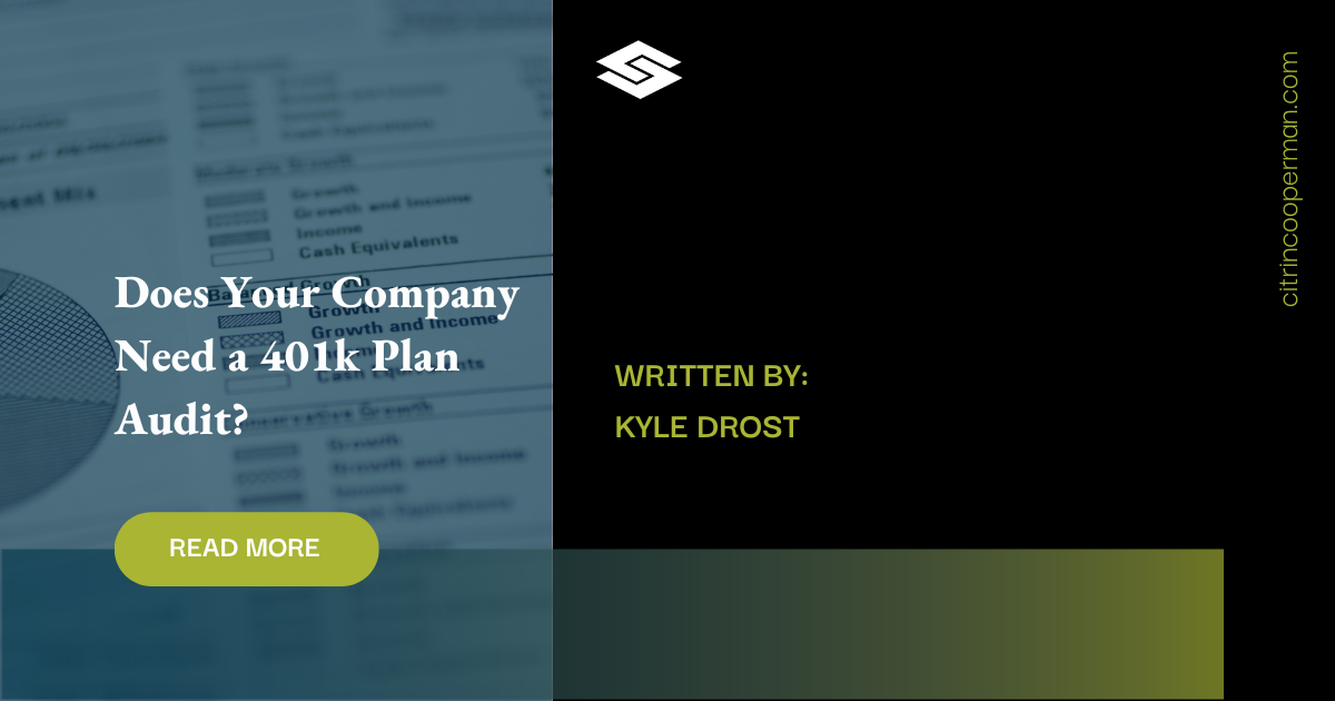 Does Your Company Need a 401k Plan Audit