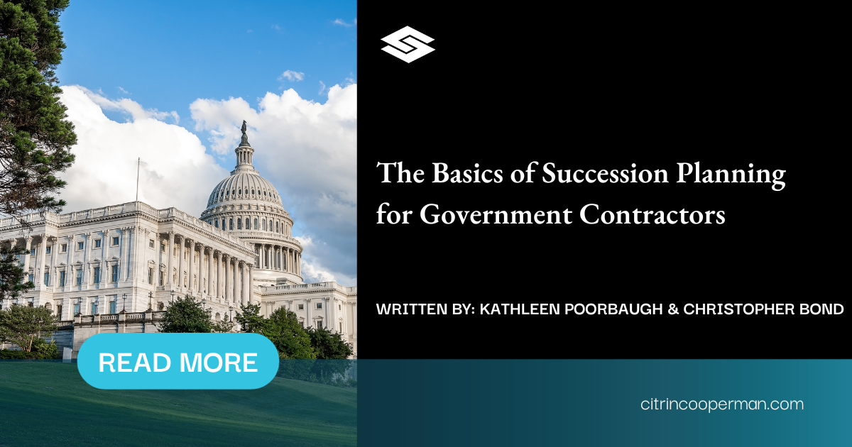 The Basics of Succession Planning for Government Contractors