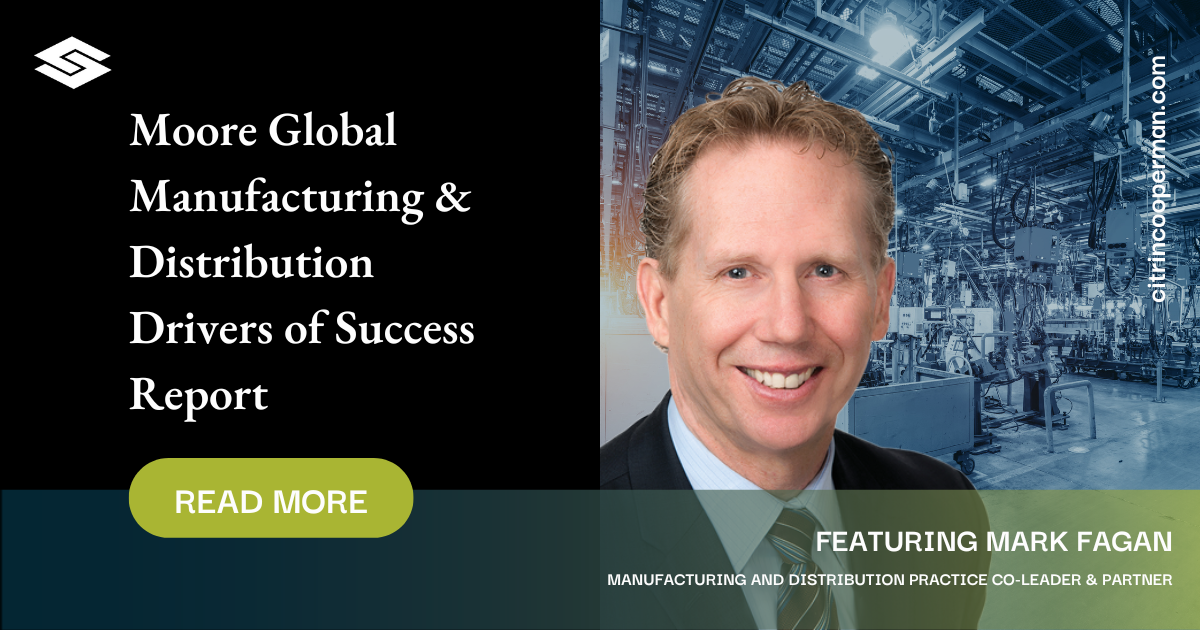 2023 Moore Global Manufacturing and Distribution Drivers of Success Report