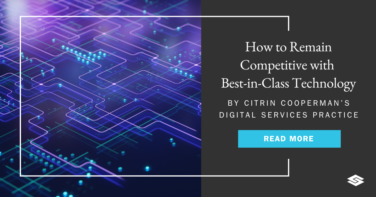 How to Remain Competitive with Best-in-Class Technology