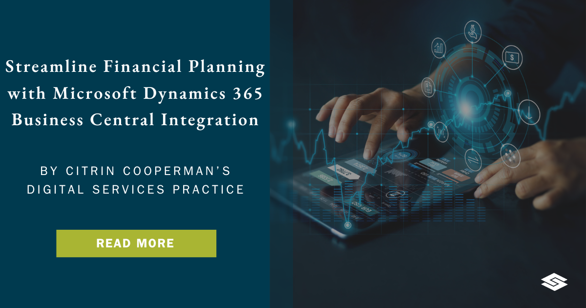 Streamline Financial Planning with Microsoft Dynamics 365 Business ...