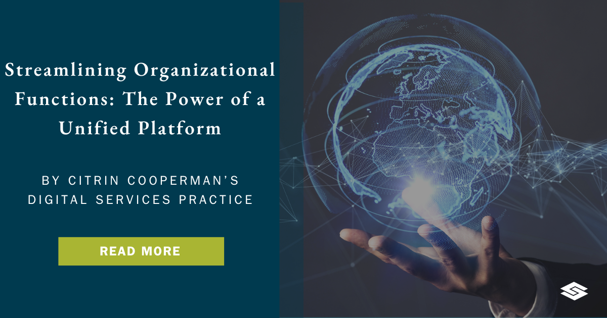Streamlining Organizational Functions The Power of a Unified Platform