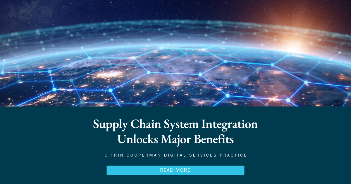 Supply Chain System Integration Unlocks Major Benefits