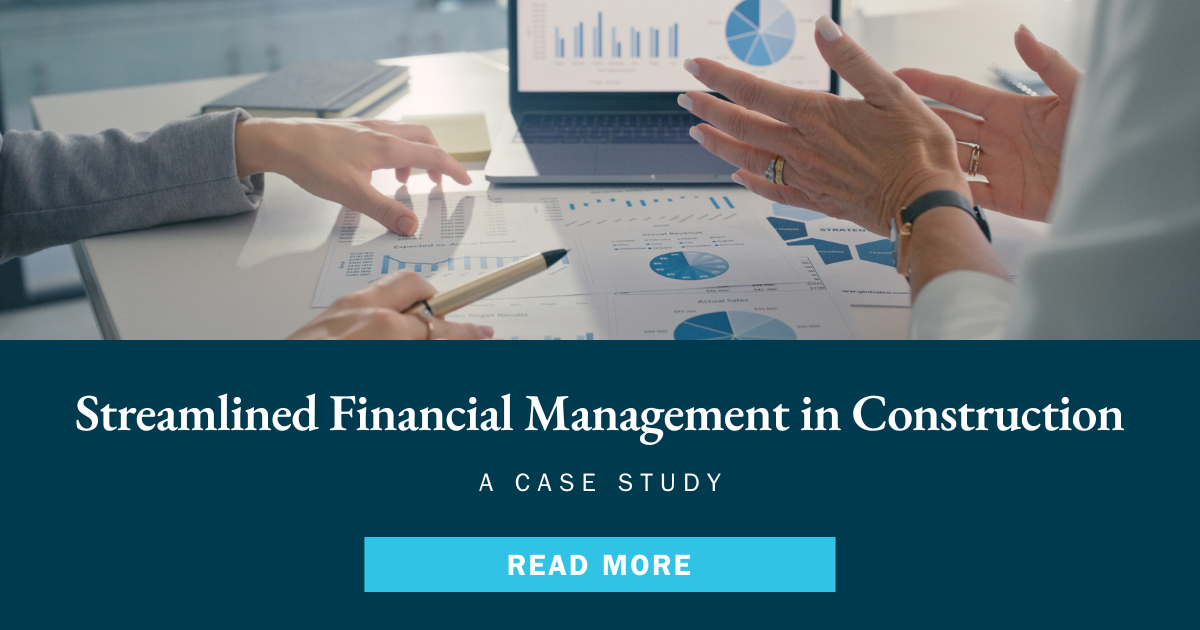 Streamlined Financial Management in Construction - Case Study
