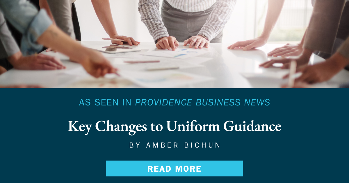 Key Changes to Uniform Guidance