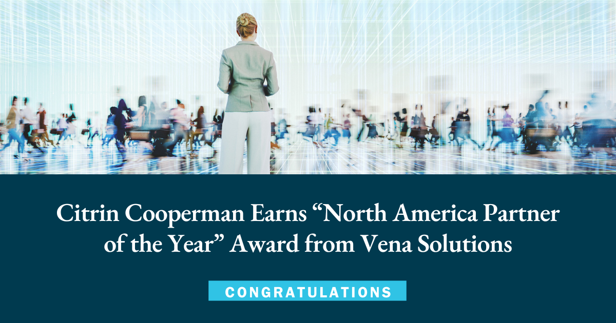 Citrin Cooperman Earns North America Partner of the Year Award from ...