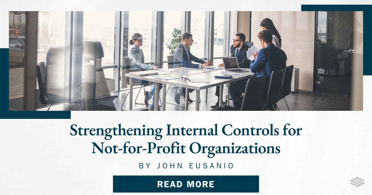 Strengthening Internal Controls for Not-for-Profit Organizations