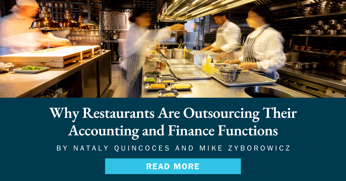 Why Restaurants Are Outsourcing Their Accounting and Finance Functions